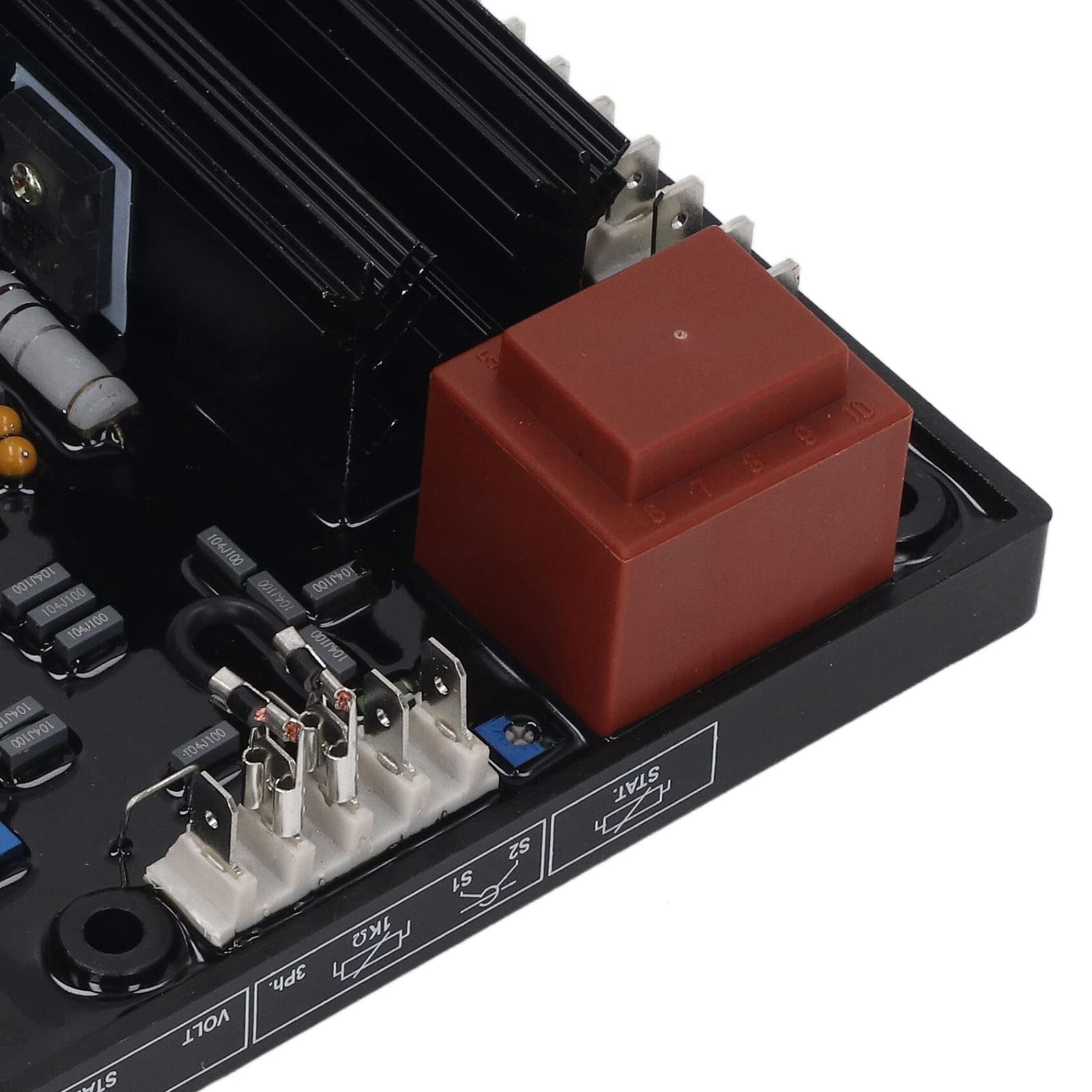 Mothinessto Generator AVR, Generator Volt Control Regulator 70‑140VAC Accurate Controlling Easy Installation Compact for Replacement