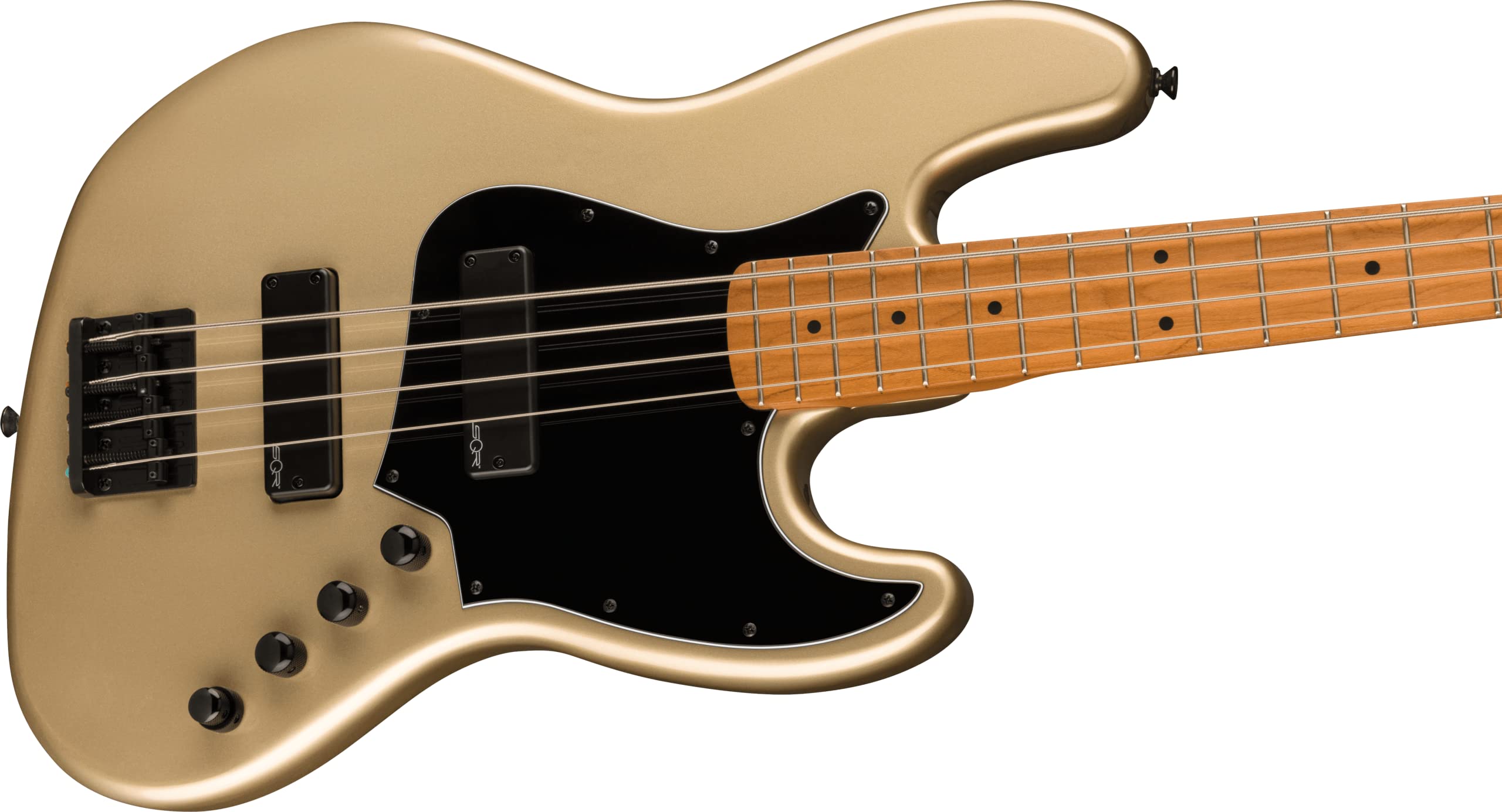 Squier Contemporary Jazz Bass, Shoreline Gold, Roasted Maple Fingerboard