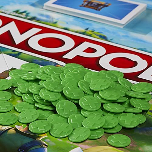 Monopoly: Fortnite Collector's Edition Board Game Inspired by Fortnite Video Game, Board Game for Teens and Adults, Ages 13 and Up