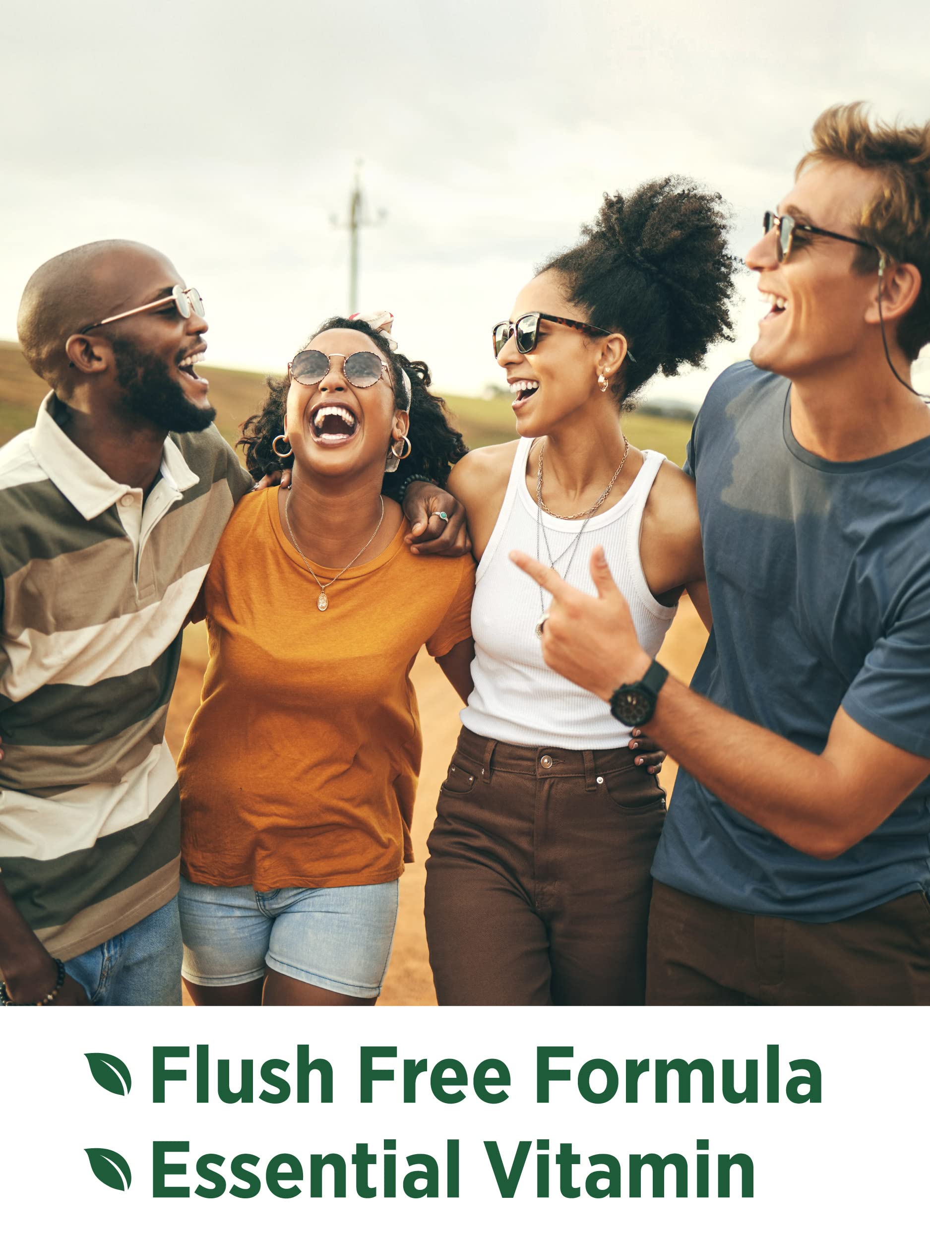 Nature's Truth Flush Free Niacin | 500mg | 100 Capsules | Non-GMO & Gluten Free Supplement
