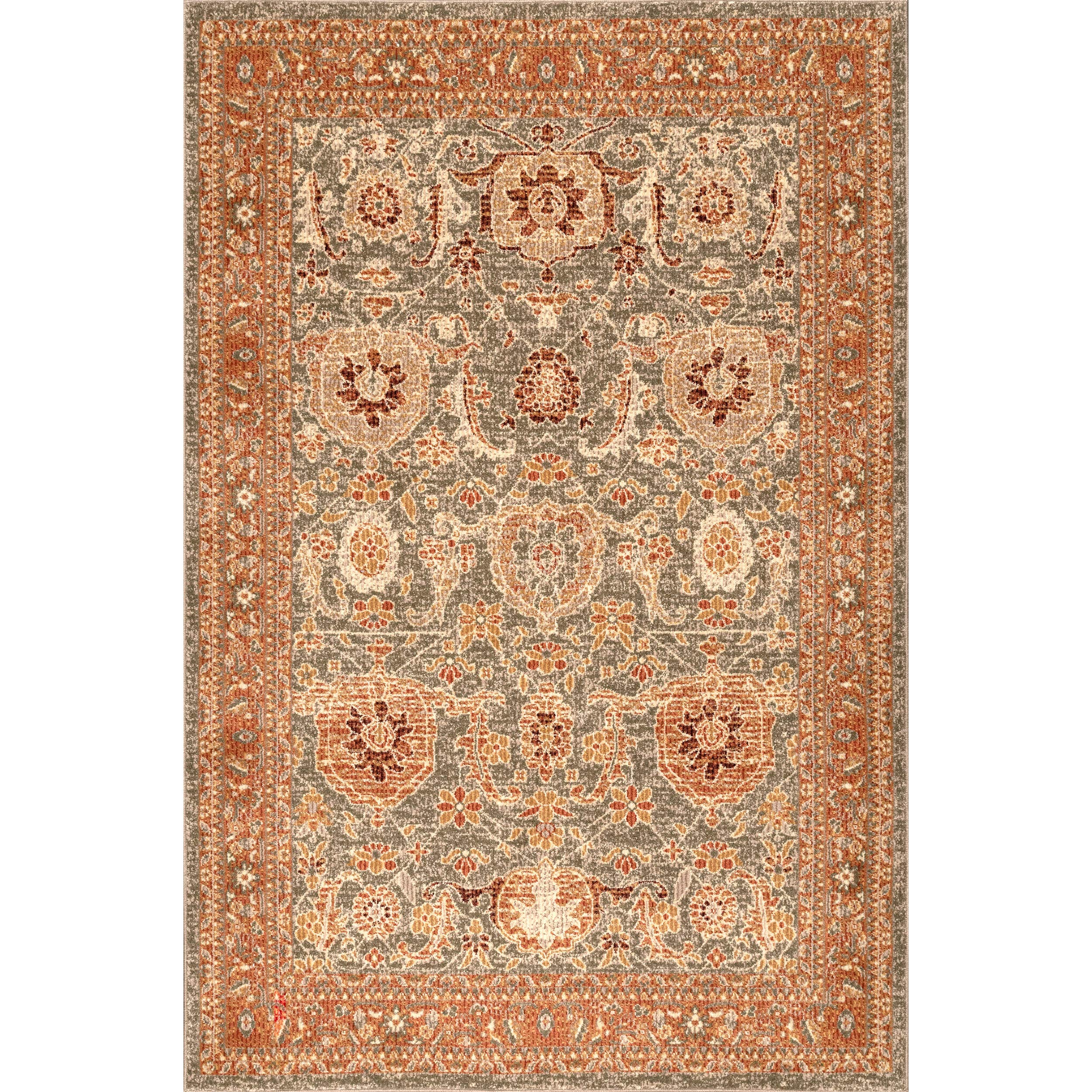 nuLOOM Traditional Persian Geraldine Area Rug, 8x10, Olive