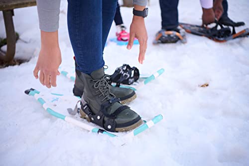 Redfeather Snowshoes Women's Pace 25 SV2 Kit with Trekking Poles - Powder Coated Aircraft Aluminum - Made in The USA