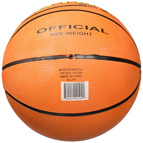 MARTIN SPORTS Rubber Basketball, Orange, Official