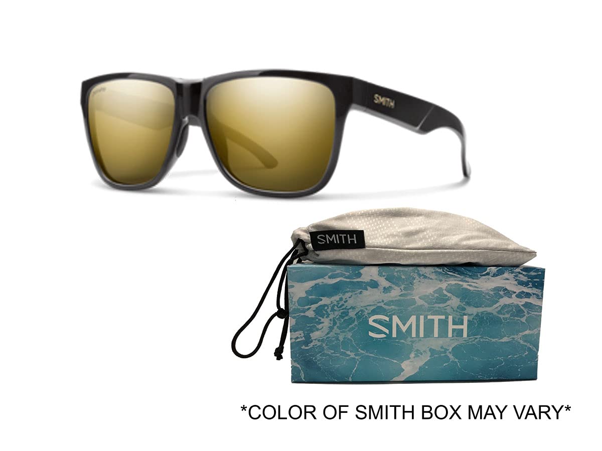 SMITH Lowdown 2XL FRE/A2 60MM Matte Gravy/Polarized Gold Mirror Rectangular Sunglasses for Men for Women + BUNDLE with Designer iWear Eyewear Kit