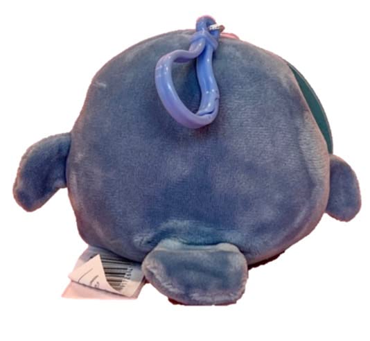 Squishmallow Official Kellytoy 3.5 Inch Clip On Bag Keychain Backpack Clips Squishy Soft Plush Toy Animal (Maeve The Manatee)