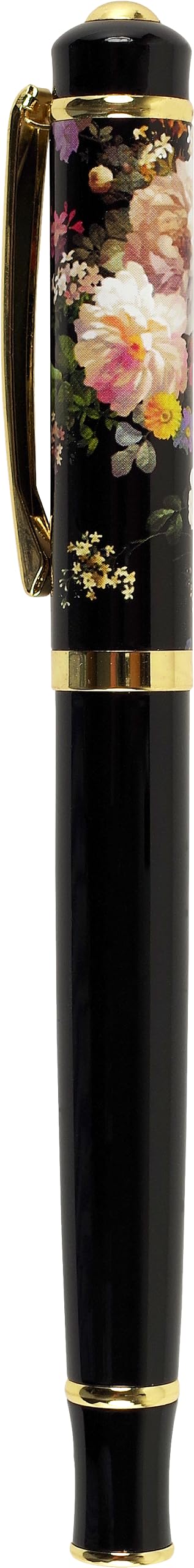 Midnight Floral Roller Ball Pen with Gift Box (Rollerball Pen)