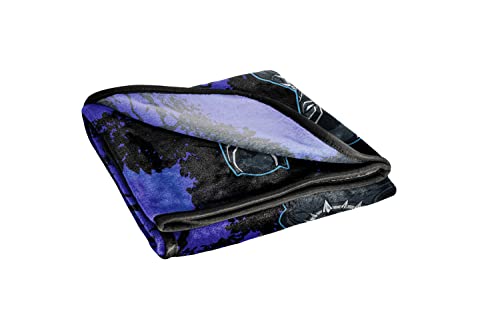 Marvel Black Panther Legend Throw Blanket - Measures 46 x 60 inches, Kids Bedding - Fade Resistant Super Soft Fleece (Official Product)