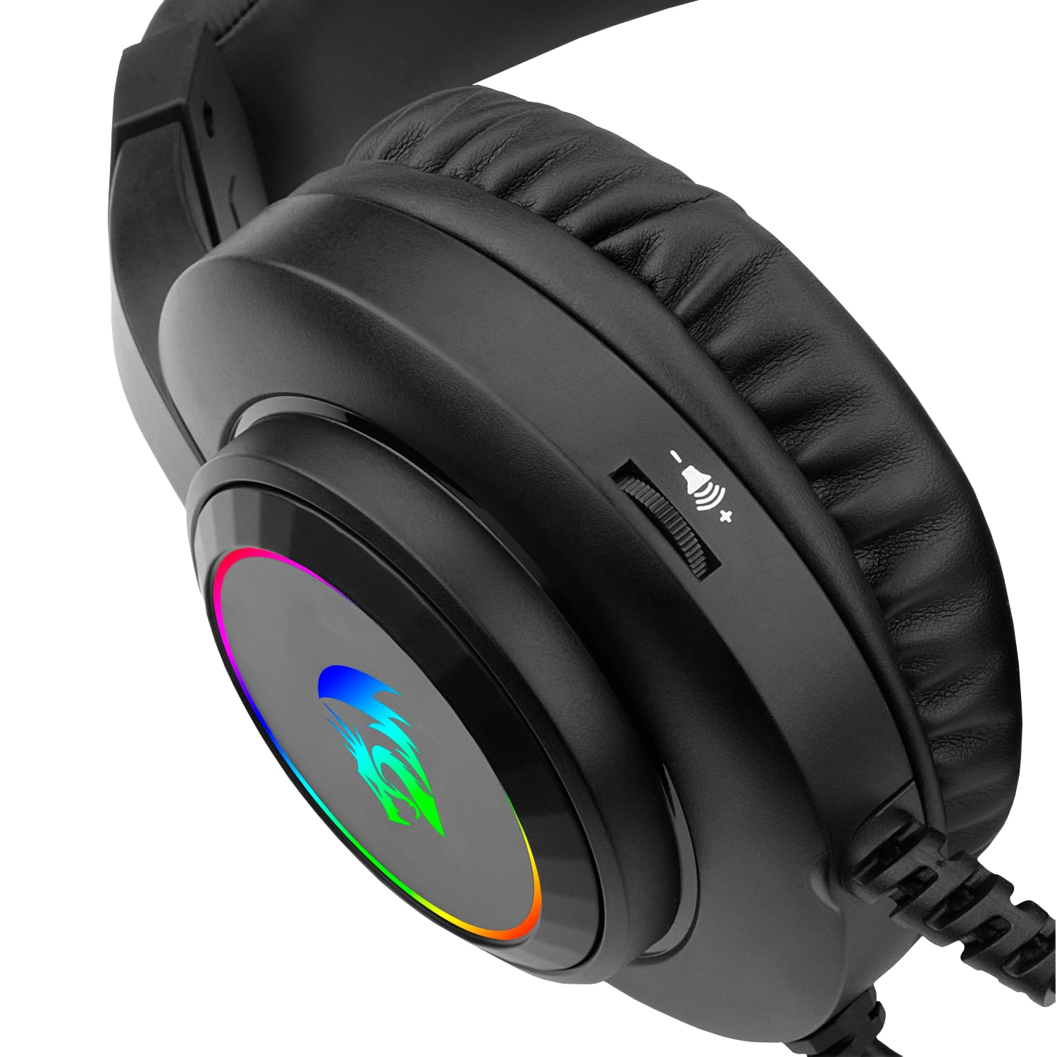 Redragon H260 RGB Gaming Headset with Microphone, Wired, Compatible with PS4, PS5, PC and Laptops (Black)