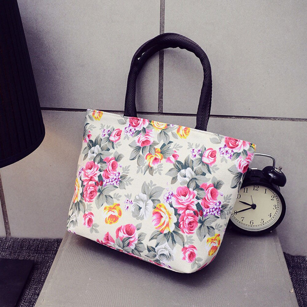 Shoulder Bag For Women Crossbody Small Bag Canvas Tote Fashion Bag Shoulder Leather Shoulder Bag for Men(White)
