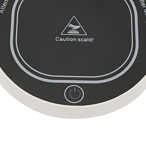 Smart Coffee Cup Warmer Black Coffee Mug Warmer for Desk with Heating Function for Cocoa Tea Milk Water(US Plug 110V)