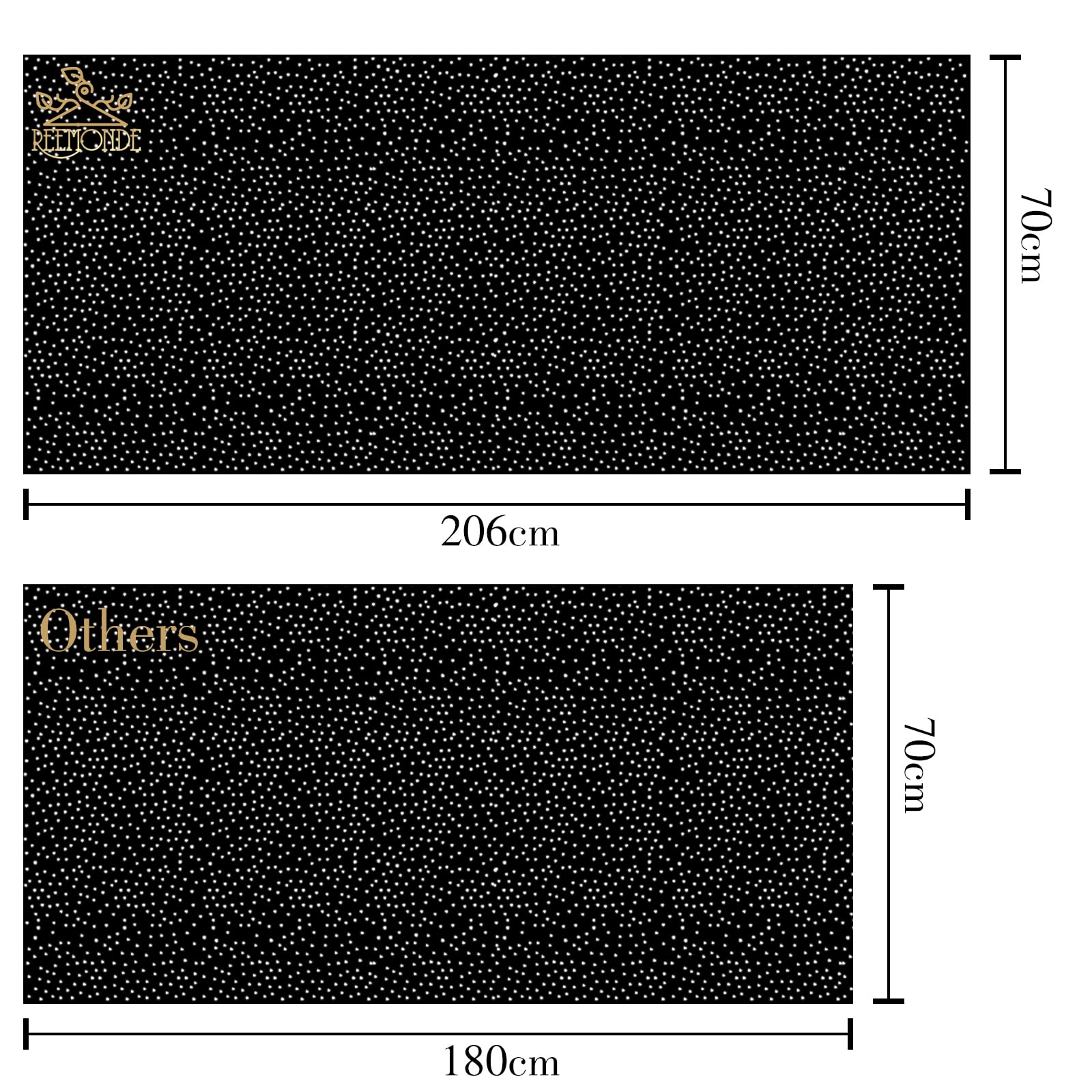 REEMONDE Womens Pashmina Shawls and Wraps for Evening Dresses Chiffon Bridal Shawl for Wedding Dressy Rhinestones Sparkly Scarf (Black)