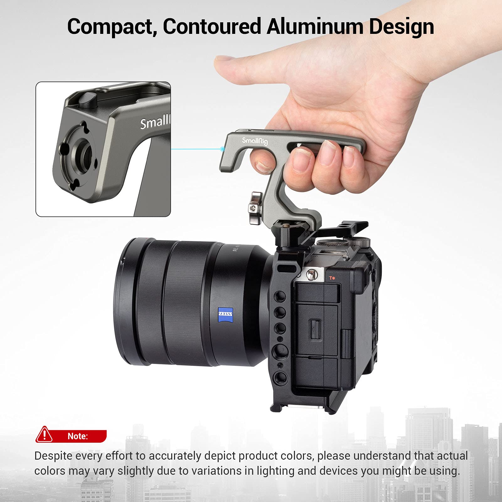 SmallRig Mini Top Handle with NATO Clamp for Vlogging Shooting, Compatible with Light-Weight Cameras - HTN2758