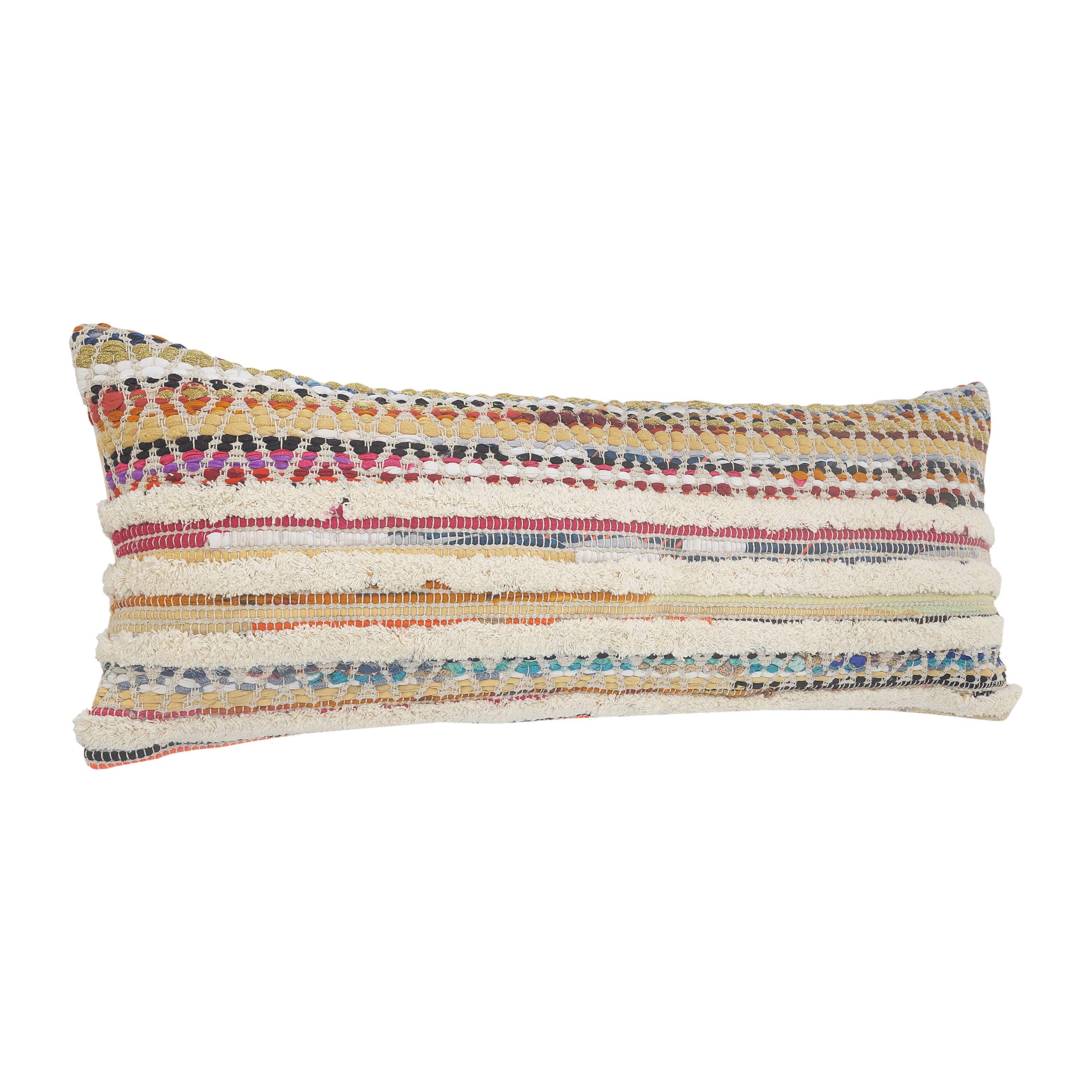 LR Home Callie Pillow, 1 Count (Pack of 1), Multi/Natural