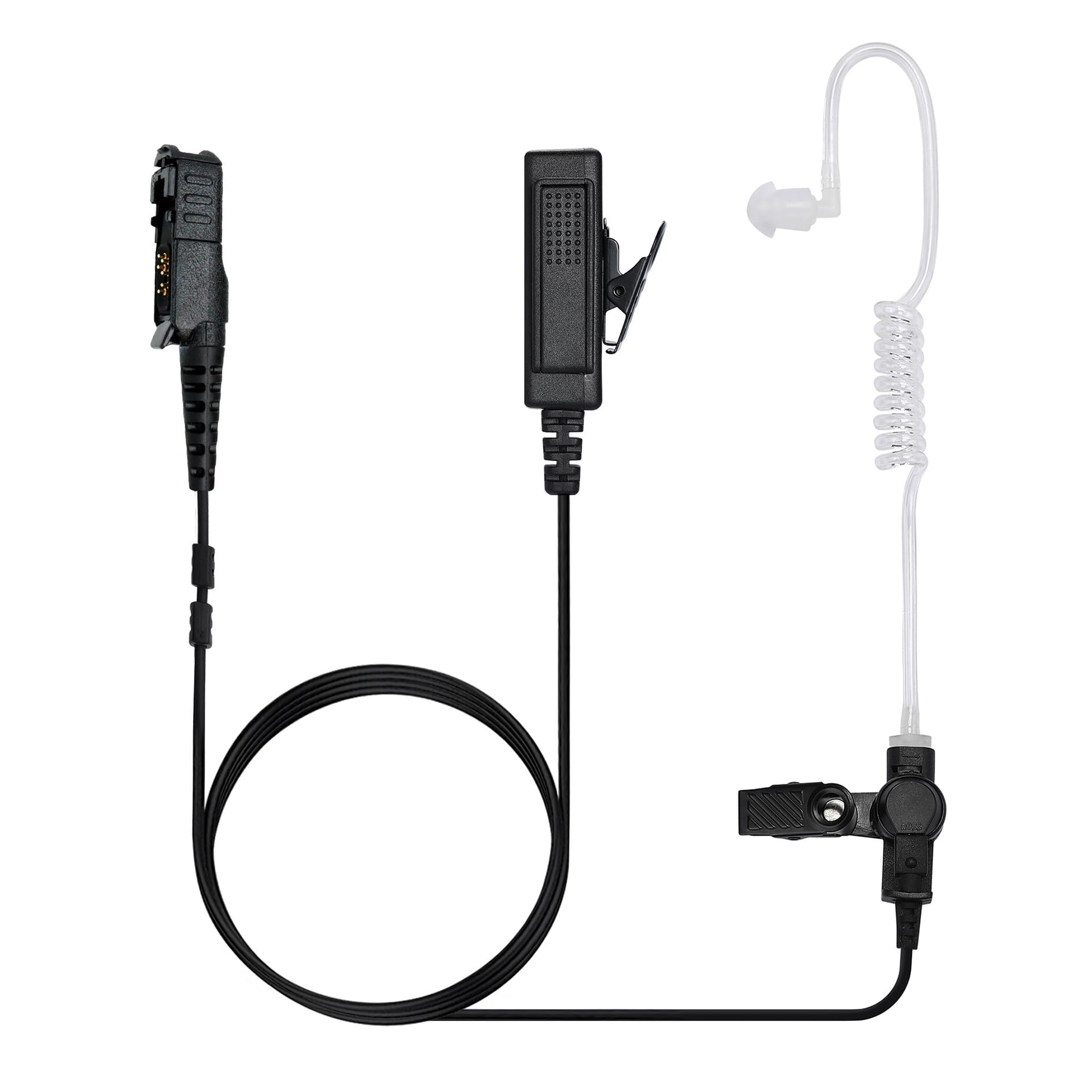 Seekingtec Motorola XPR 3500e Earpiece,XPR 3300e XPR3500 XPR3000 XPR3300 Walkie Talkie Compatible with Motorola XPR 3300 3500 3300e 3500e Two Way Radio Headset with Mic PTT Surveillance Headphone