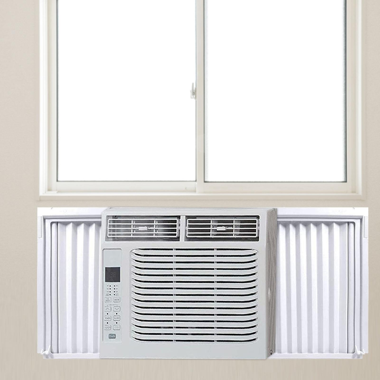 Window AC Insulation Panels - Windproof Air Conditioner Window Blocker, Energy Saving AC Side Panels | Energy Saving AC Side Draft Blockers, AC Insulation Panels for Preventing Heat Noise Sun Block