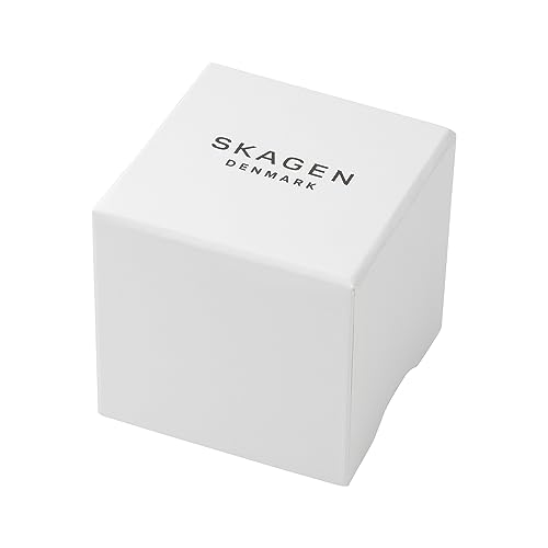 Skagen Men's MELBYE Chronograph Stainless Steel Quartz Watch with Leather Strap, Olive, 25 (Model: SKW6801)