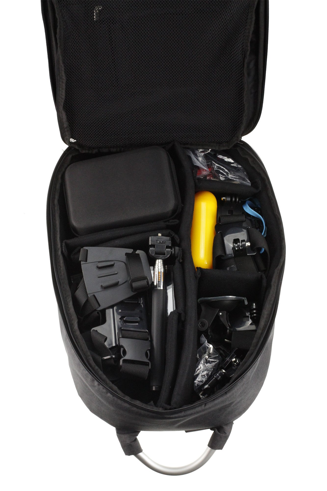 Navitech Hard Shell Action Camera Case/Backpack/Rucksack Compatible with The EKEN H8 Pro WiFi 4K Waterproof Action Camera