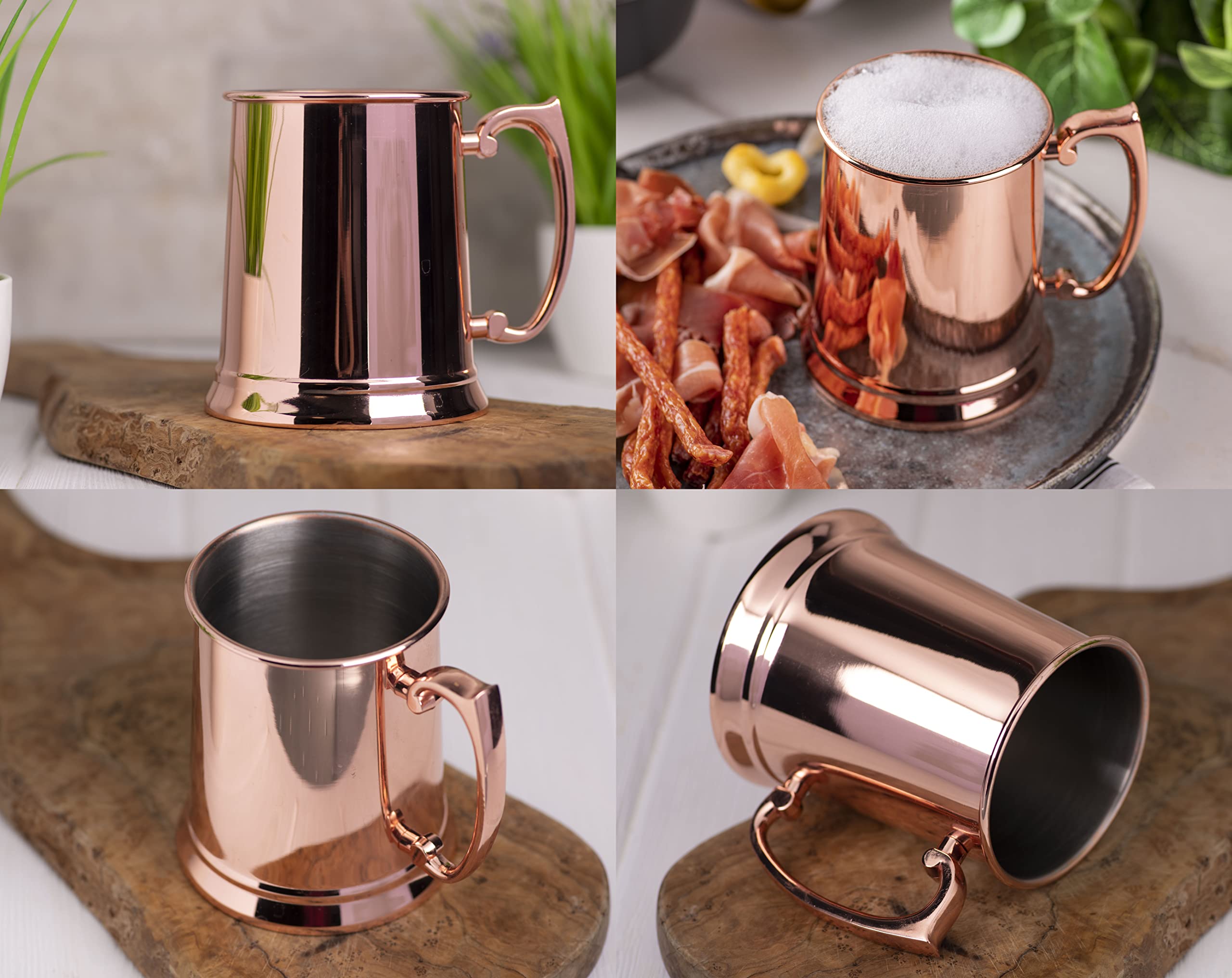 Tree Of Gondor Moscow Mule Mug, Lord Rings Copper Stein Beer Mug, Gift For Him Beer Stein 21oz Metal Tankard Pure Copper Plating Cup, Premium Quality Cocktail Mug, Drinking Mug