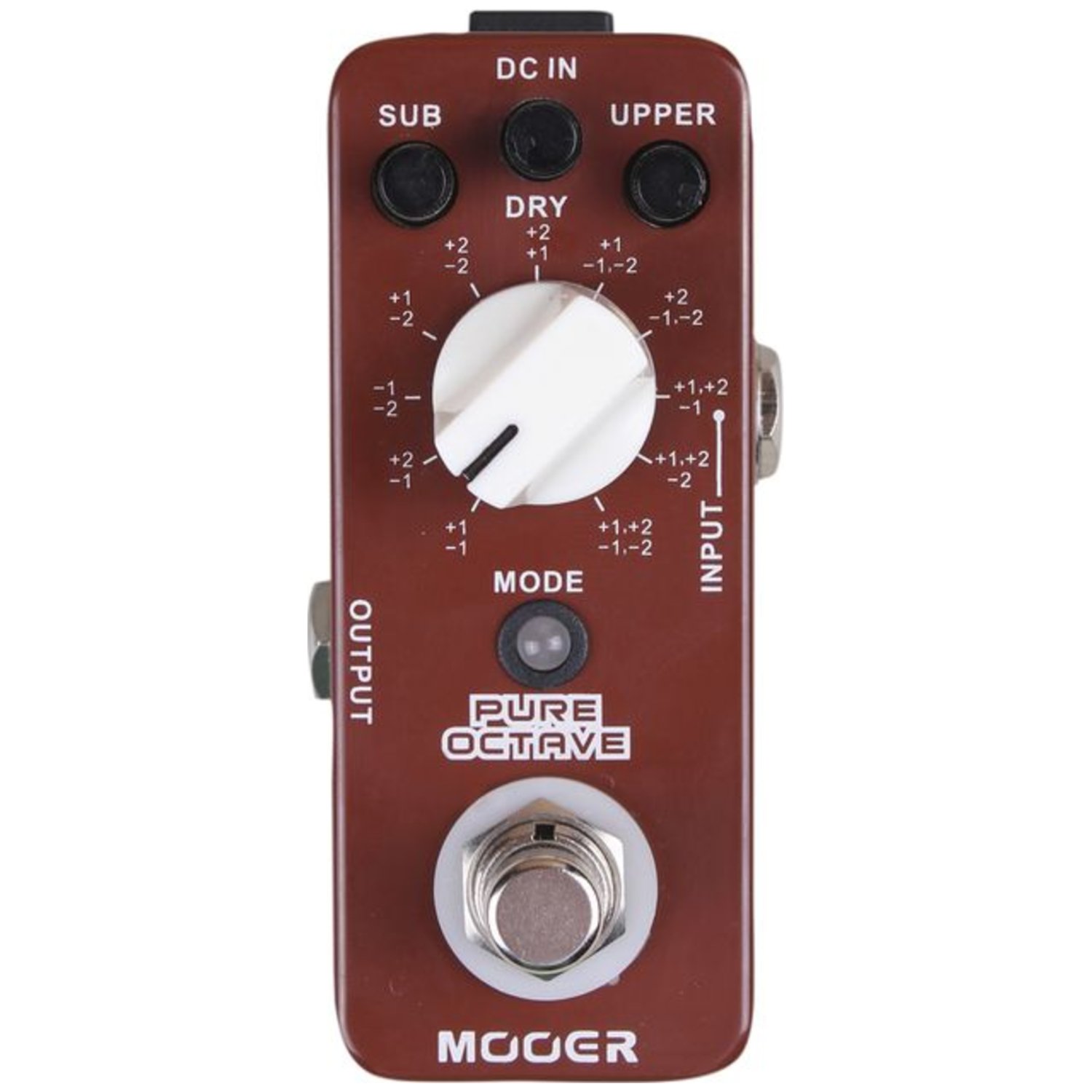Mooer Polyphonic Pure Octave Effect Pedal w/ Power Supply