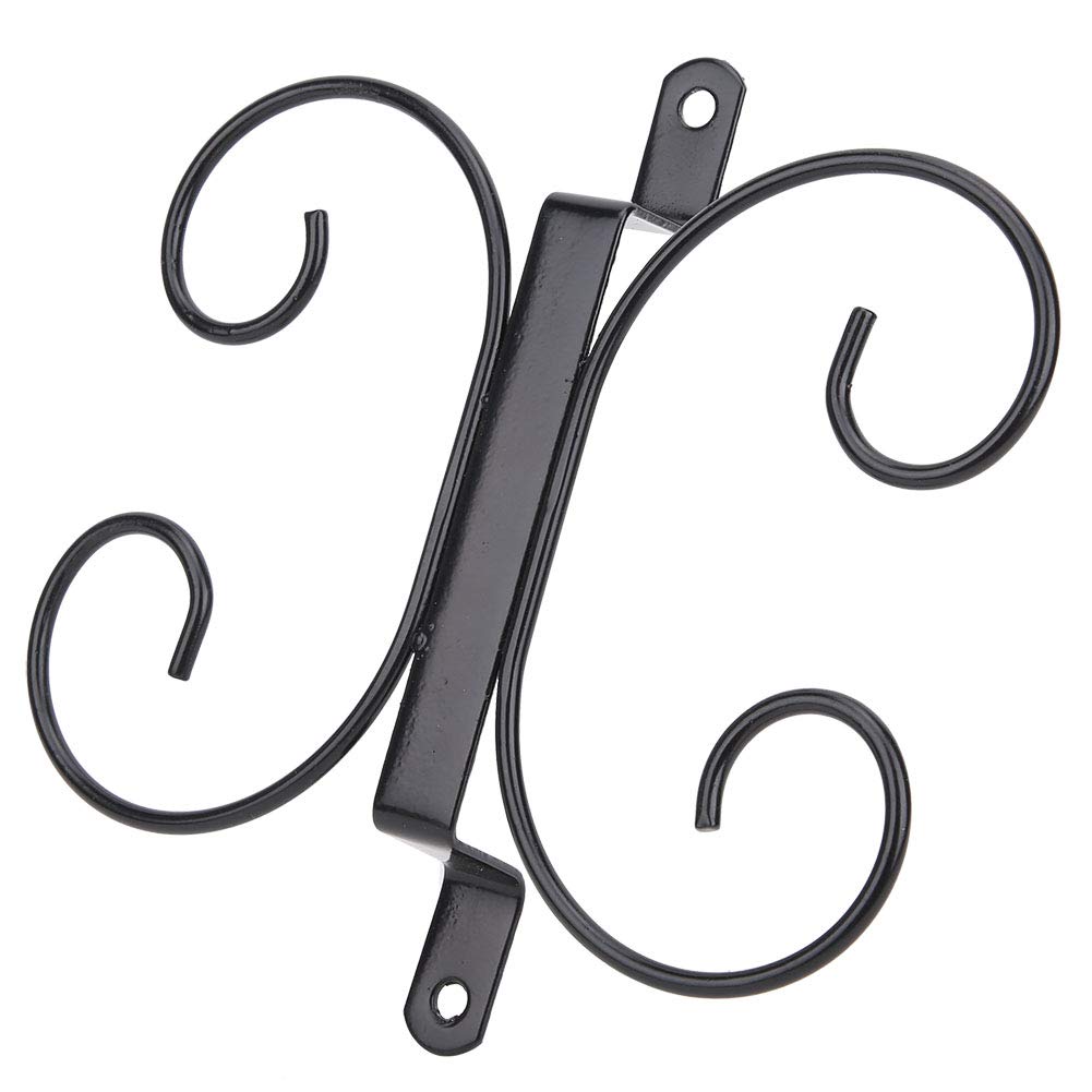 Stemware Wine Glass Rack Upside Down Holder Hanger Wall Mountable Iron Material 180x170mm/7.1x6.7in Home Kitchen Bar Decor(black)