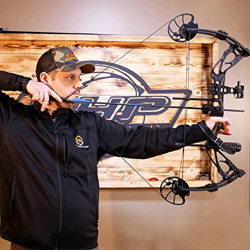 Sanlida Archery Dragon X8 RTH Compound Bow Package for Adults and Teens,18β-31β Draw Length,0-70 Lbs Draw Weight,up to IBO 310 fps,No Bow Press Needed,Limbs Made in USA,Limited Life-time Warranty