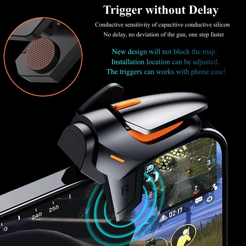 Rakizbe Mobile Phone Cooler Mobile Game Radiator Semi-Conductor Heatsink Cellphone Cooling Fan for Gaming/Video Live/Vlog, Support 65-85mm Wide Smartphone