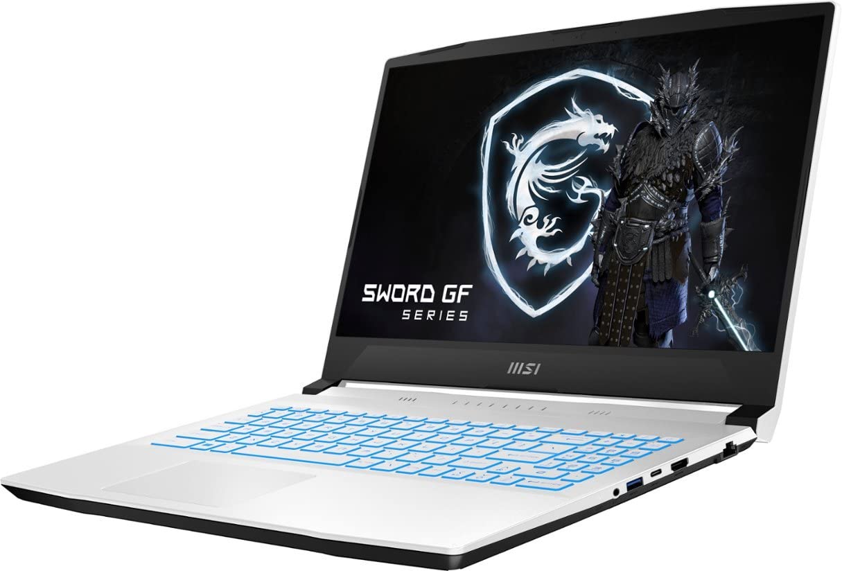 MSI Sword 15.6"" 144Hz Gaming Laptop Newest, Intel Core i7 12650H Processor, 16GB RAM, 1TB SSD, NVIDIA GeForce RTX 3060, Wi-Fi6, Bluetooth, Backlit, Windows 11 +Accessories, Black