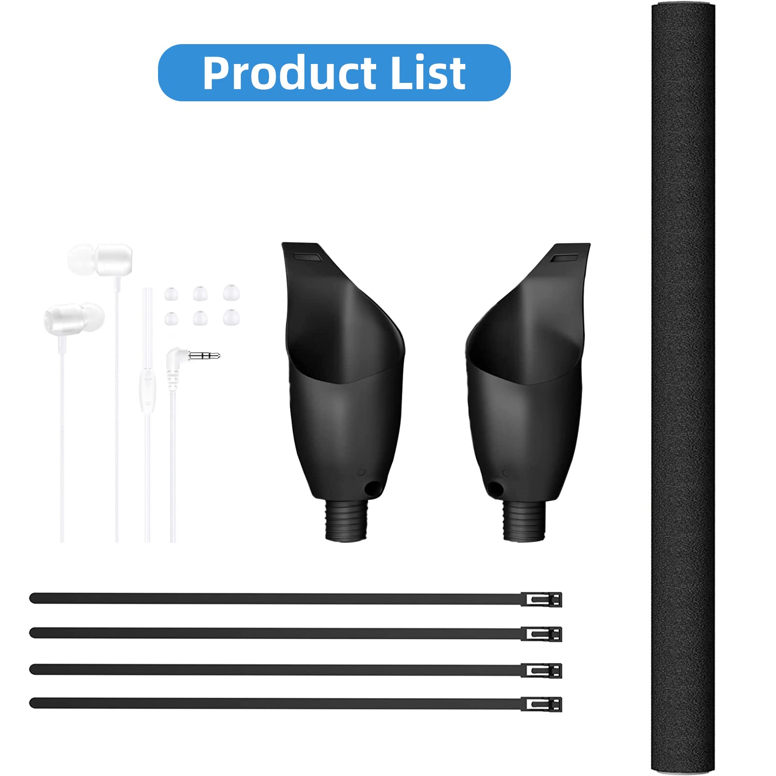 VRbrother VR Golf Club Handle Accessory, for Oculus Quest 2, Rift S, Sturdy and Comfortable to Grip, for Beat Saber, and tennis games(1 pair)