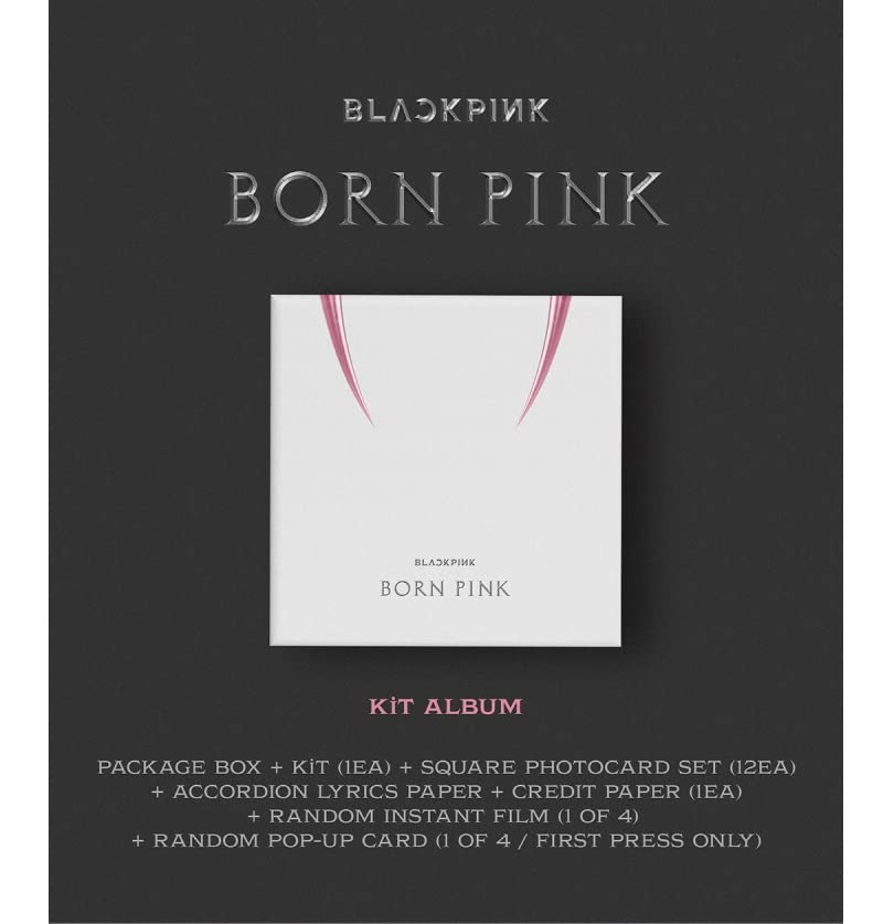 YG PLUS Select BLACK.PINK BORN PINK Box Set [Kit Version] 2nd KPOP Album Pre-order+Extra Photocards