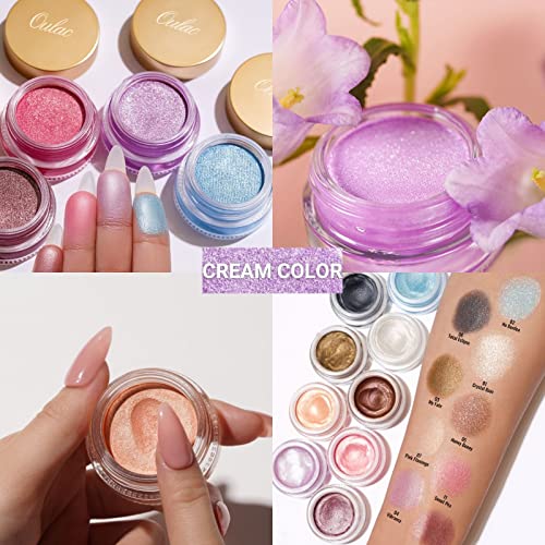oulac Cream Colour Eye Pot, My Fate, Bronze, Brown, Gold, Tan