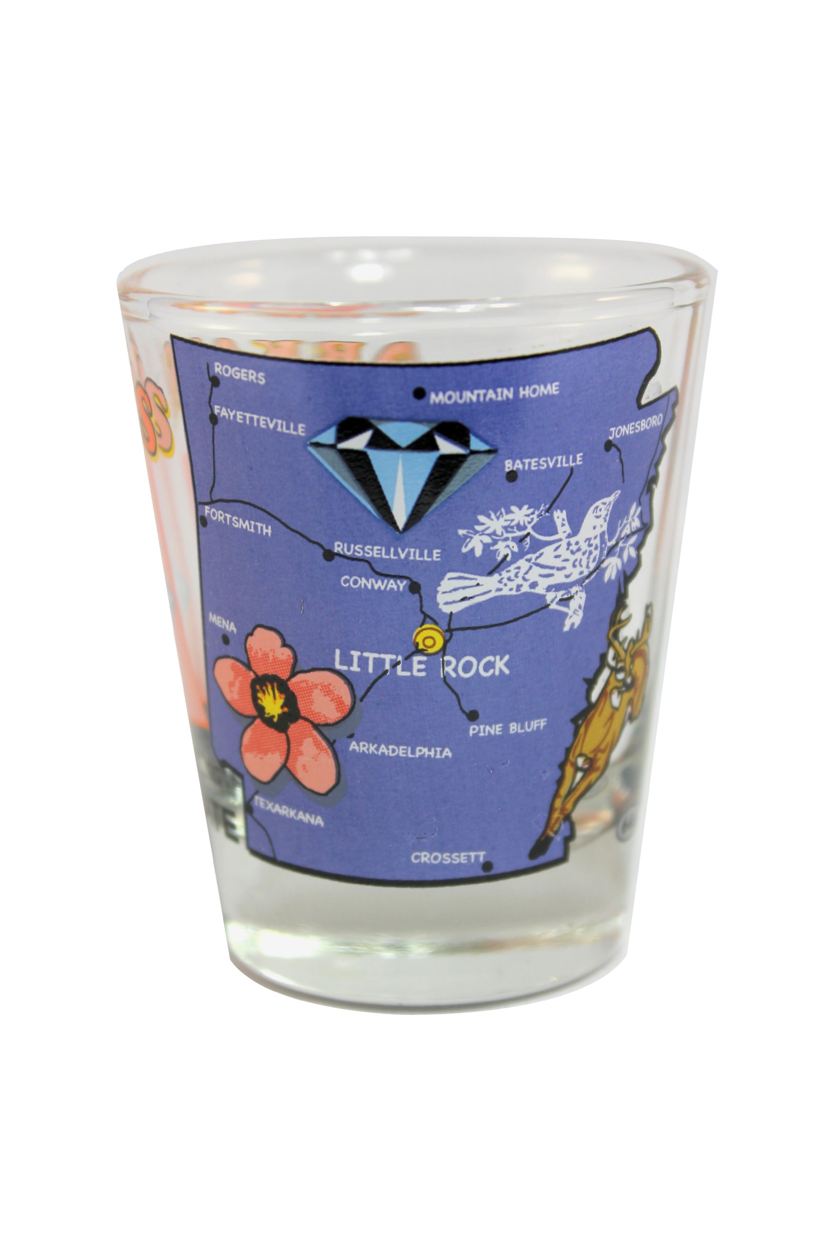 Souvenir Shot Glass - Arkansas