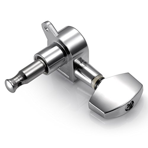 Neewer® 12 Pieces Guitar String Tuning Peg Tuner Machine Heads Knobs for Acoustic Guitar -Silver (6 for Left + 6 for Right)