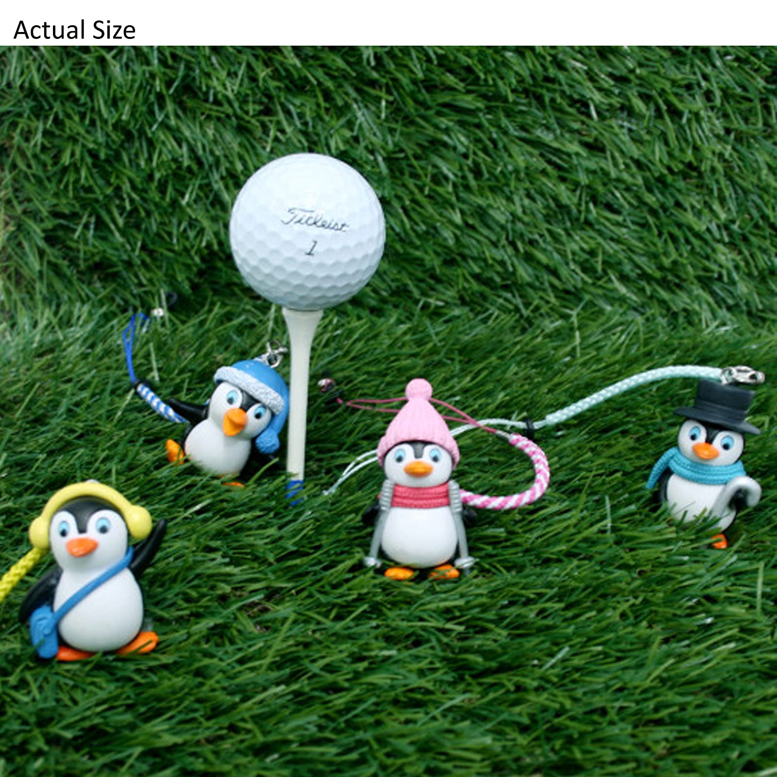 Penguin Golf Tee Hanger| 4set Golf Tee Holder Golf Accessories Tee Holder