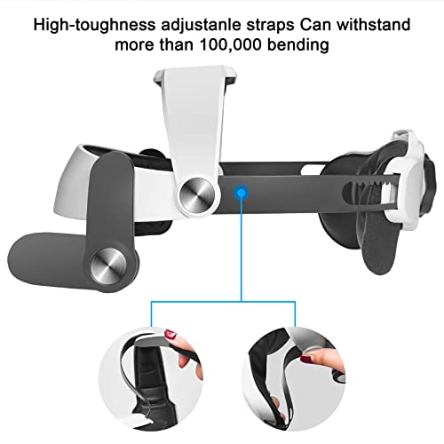 SiloKe Head Strap and Hard Carrying Case compatible with Oculus Quest 2
