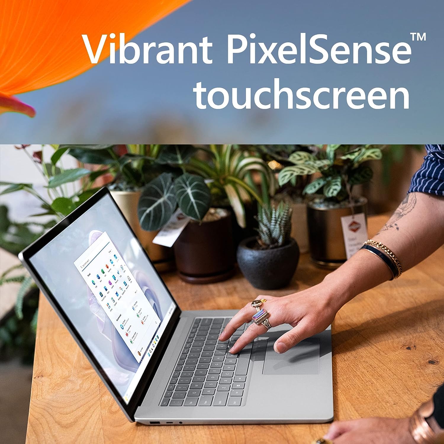 Microsoft Surface Laptop 5, 15.6" FHD Touchscreen, Backlit, Intel Core i7-1255U (10-core up tp 4.70 GHz), Intel Iris Xe Graphics, 16GB DDR5 RAM, 512GB SSD, Windows 11h, Platinum, with MTC Stylus Pen