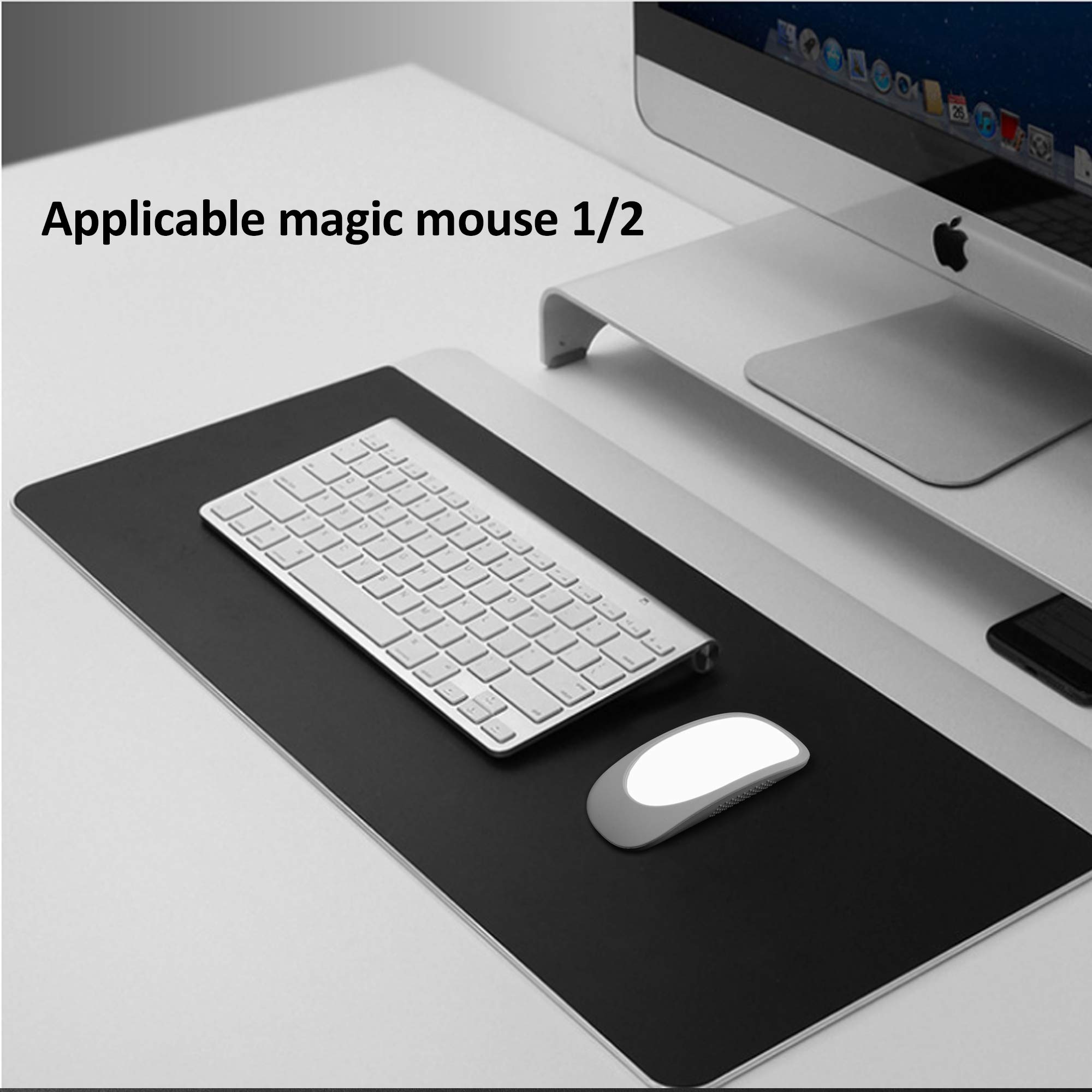 N/T Silicone Case Cover Protective Skin for Magic Mouse 1/2 Silicone Case for Apple Magic iPad Mouse (Pink)