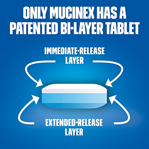 Mucinex 12-Hour Chest Congestion Expectorant Tablets, 60 Count