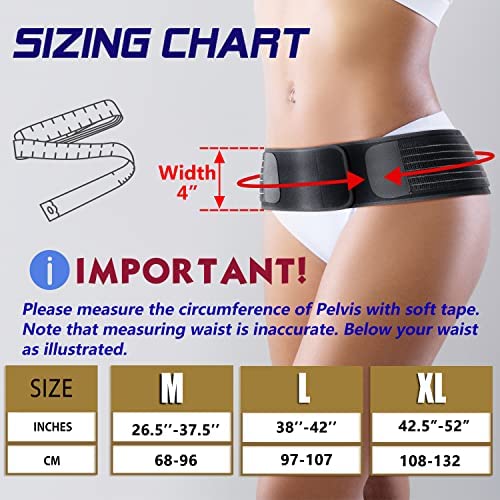 THX4COPPER Anti-Slip Mesh SI Hip Belt, Compression Lower Back Support Brace, Elastic Sacroiliac Joint Brace