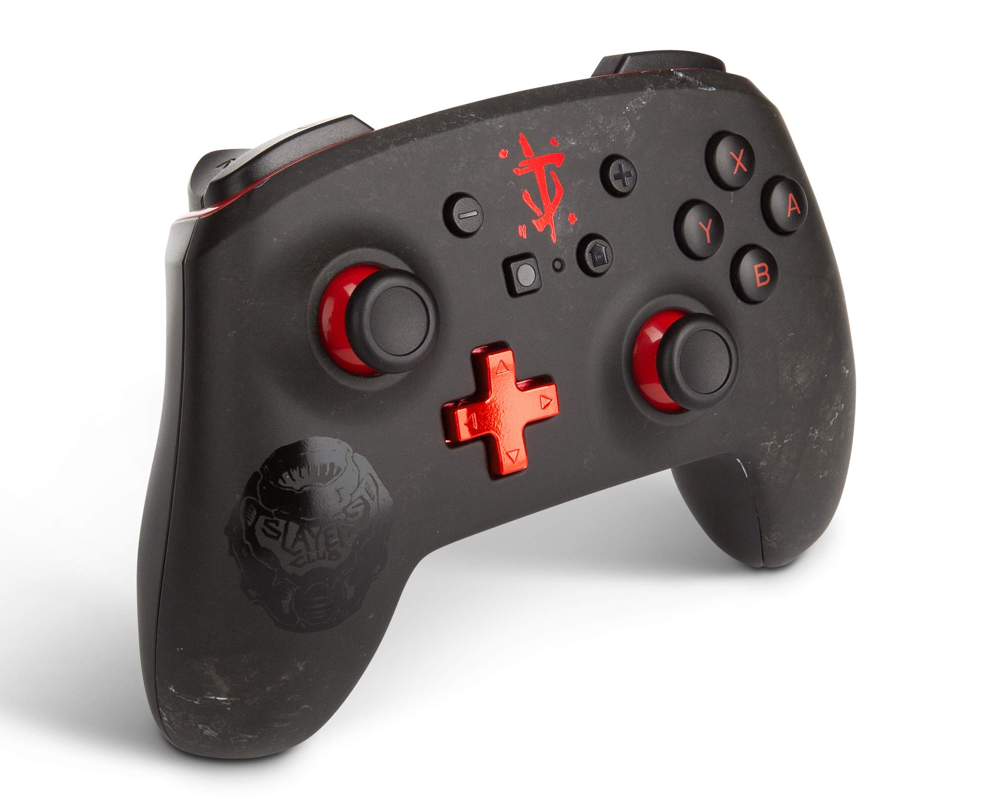 PowerA Enhanced Wireless Controller for Nintendo Switch - Doom Slayers Club, Nintendo Switch Lite, Gamepad, Game Controller, Bluetooth Controller, AA - Nintendo Switch