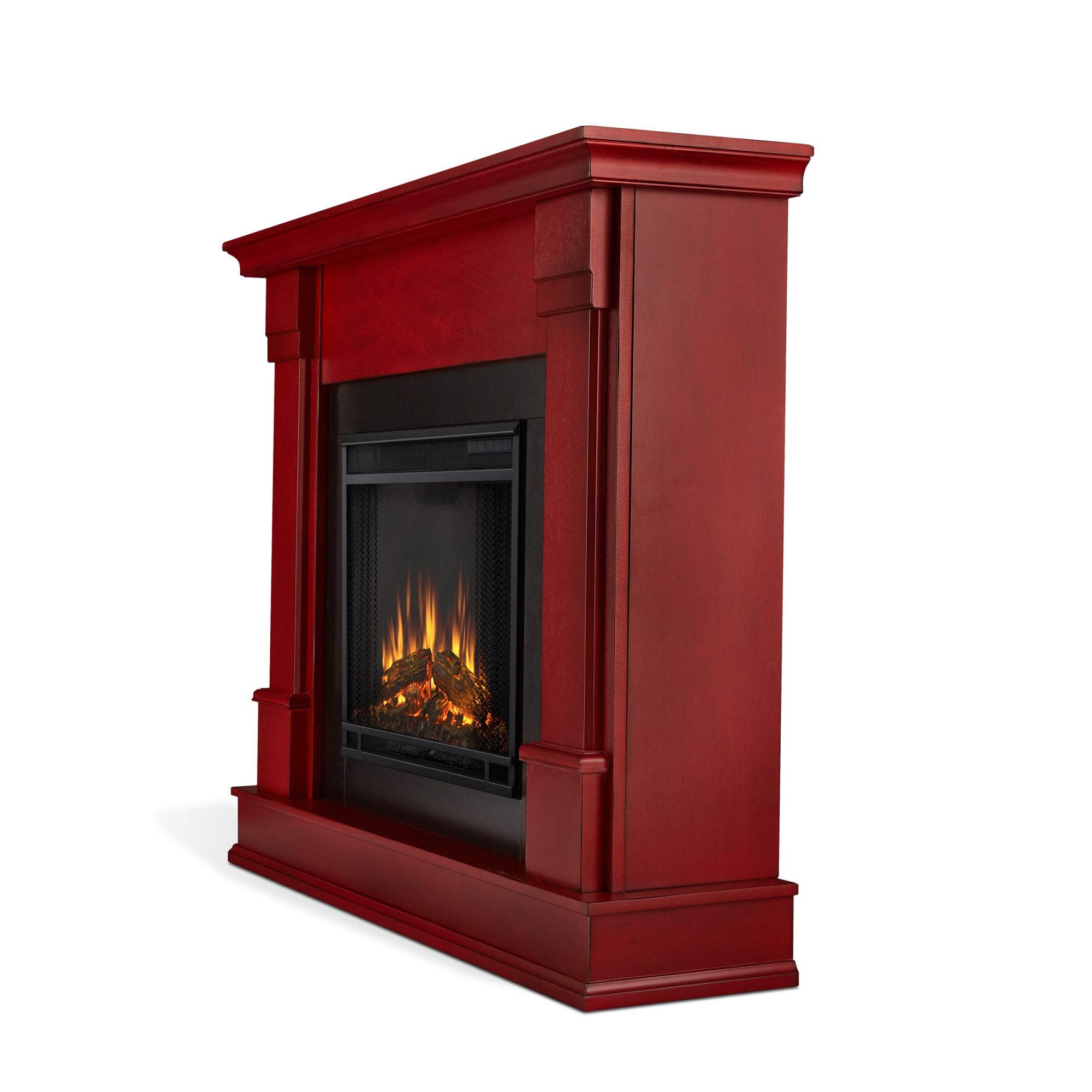 Real Flame G8600E-W Silverton Electric Fireplace, Medium, White