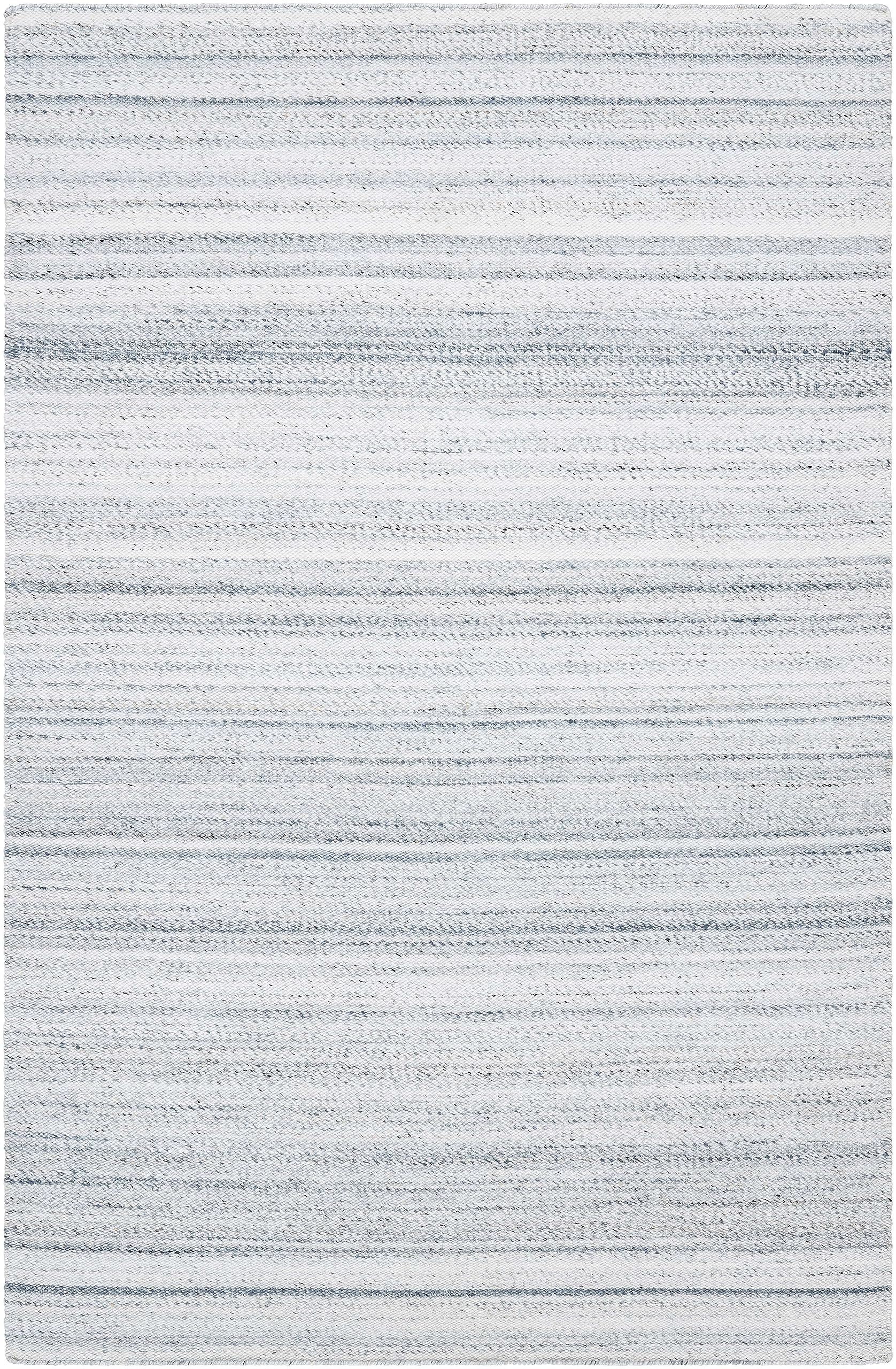 Mark&Day Area Rugs, 9x12 Tanaya Modern Denim Blue Area Rug, Blue Off-White Carpet for Living Room, Bedroom or Kitchen (9' x 12')