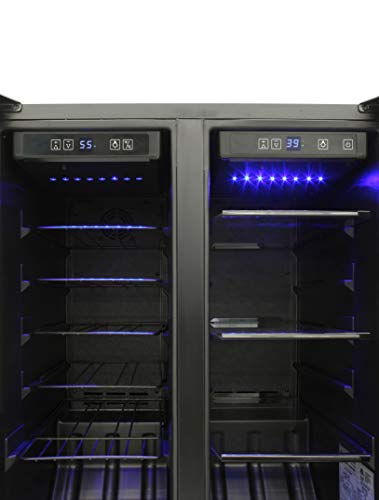 Vinotemp EL-BWC102-02 Touch Screen Beverage Wine Cooler, Black
