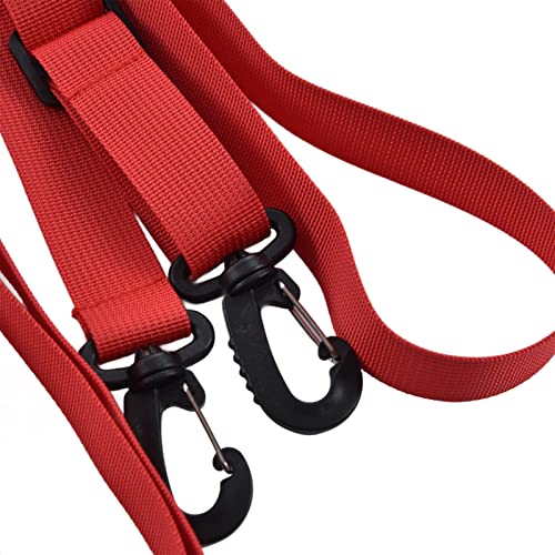 Tgoon Ski Shoulder Harness, Kids Skiing Harness Adjustable for Beginner for Skating(Red)