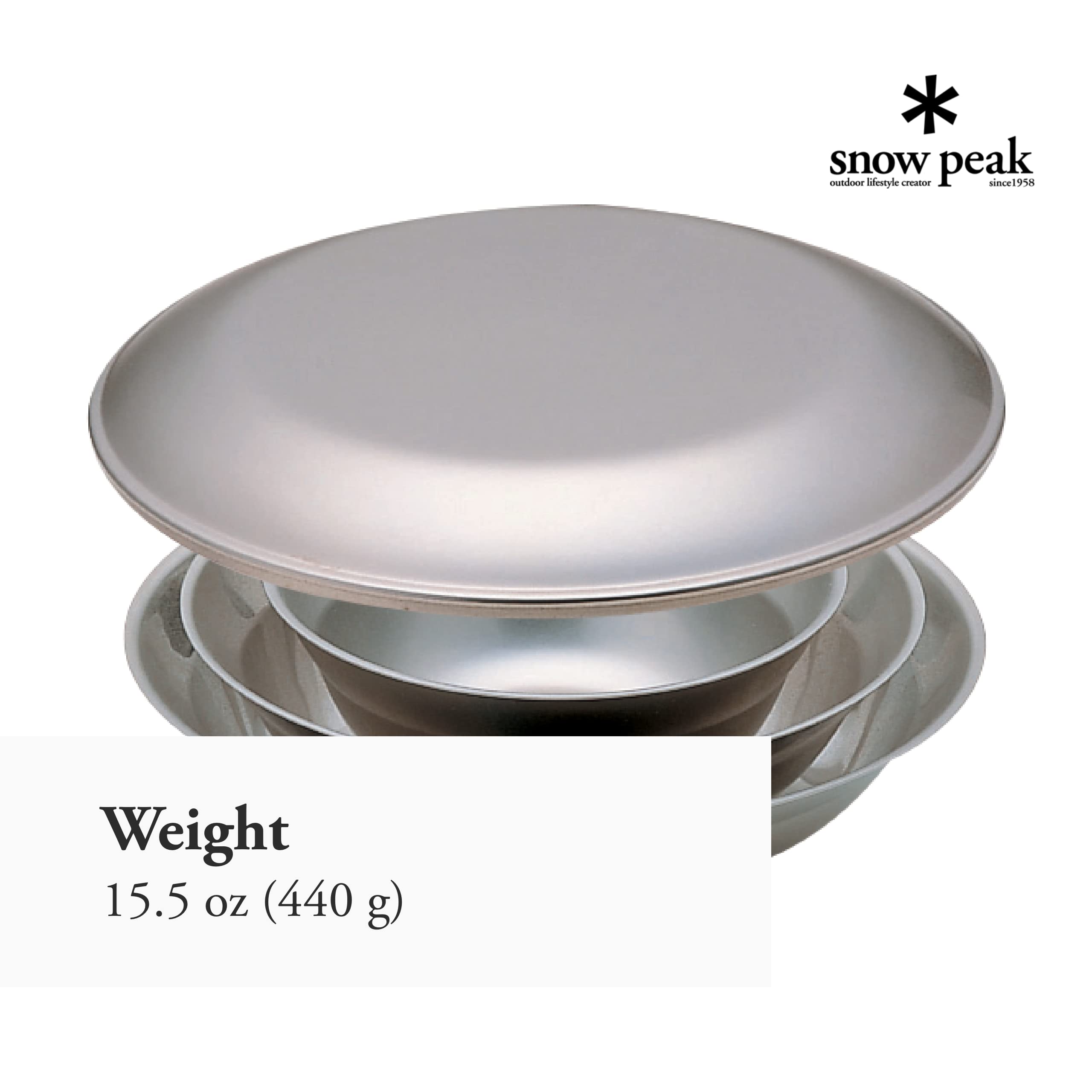 Tableware Set - Ultralight, Stainless Steel Camping Cookware Set - Durable Kitchenware Set with Four Dish Sets & Mesh Bag - Family