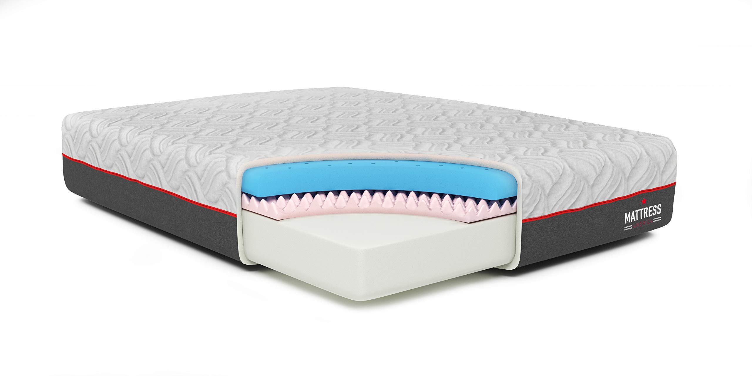 Mattress America Renew 15 Inch Gel Memory Foam Mattress, California King