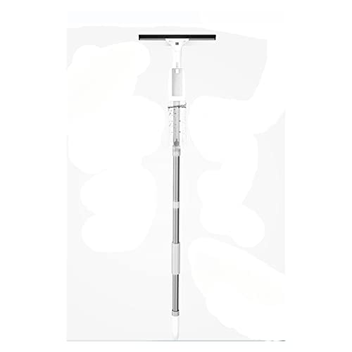 REN0124shuang Shower Squeegee Squeegee for Window Cleaning,Squeegee and Microfiber Scrubber Combi with Pole,Squeegee Window Cleaner for Sliding Door Window Scrubber