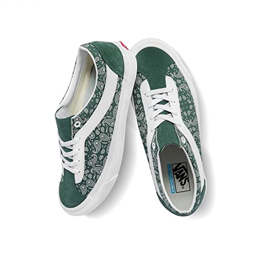 Vans Men's Bold Ni Sneakers, (Bandana) Jungle Green/True White, Size 9.5