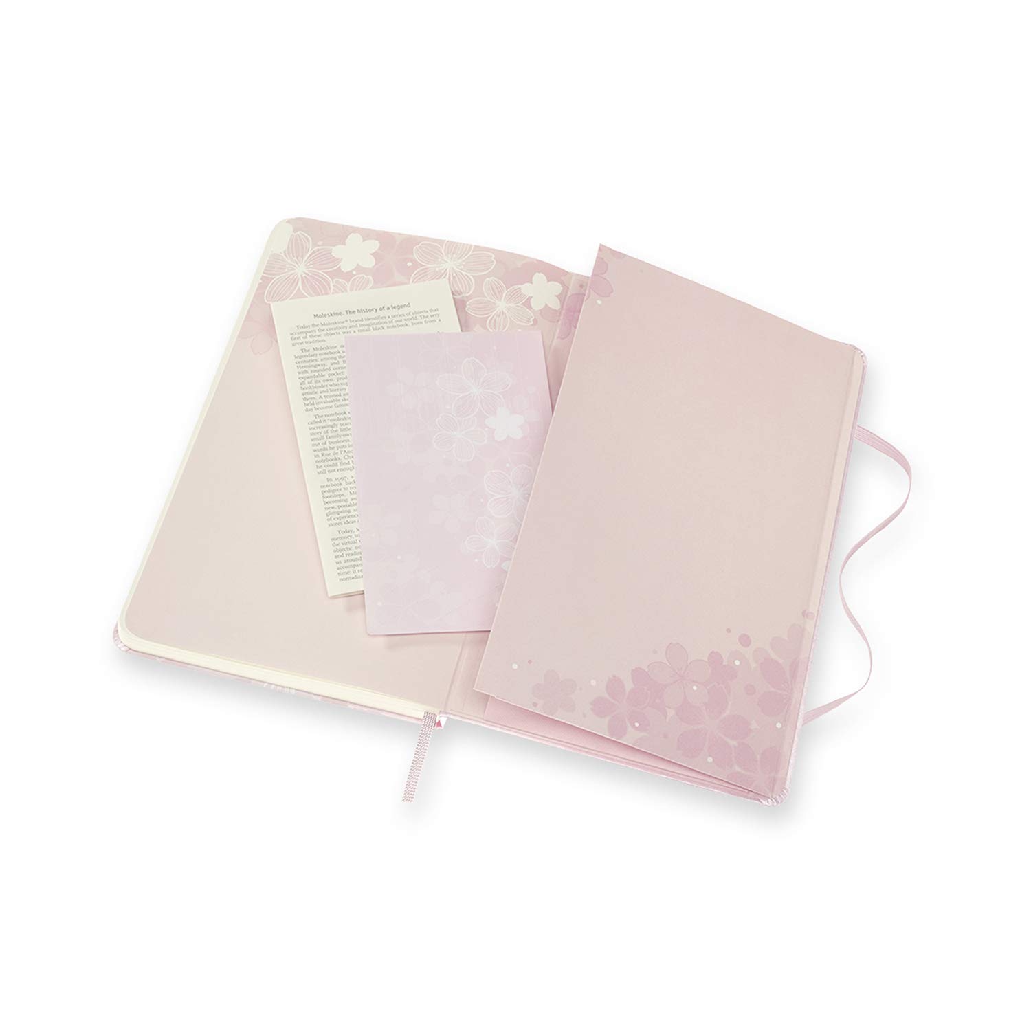 Moleskine Limited Edition Sakura Notebook, Hard Cover, Large (5" x 8.25") Plain/Blank,, 240 Pages, Ivory (8056420851304)