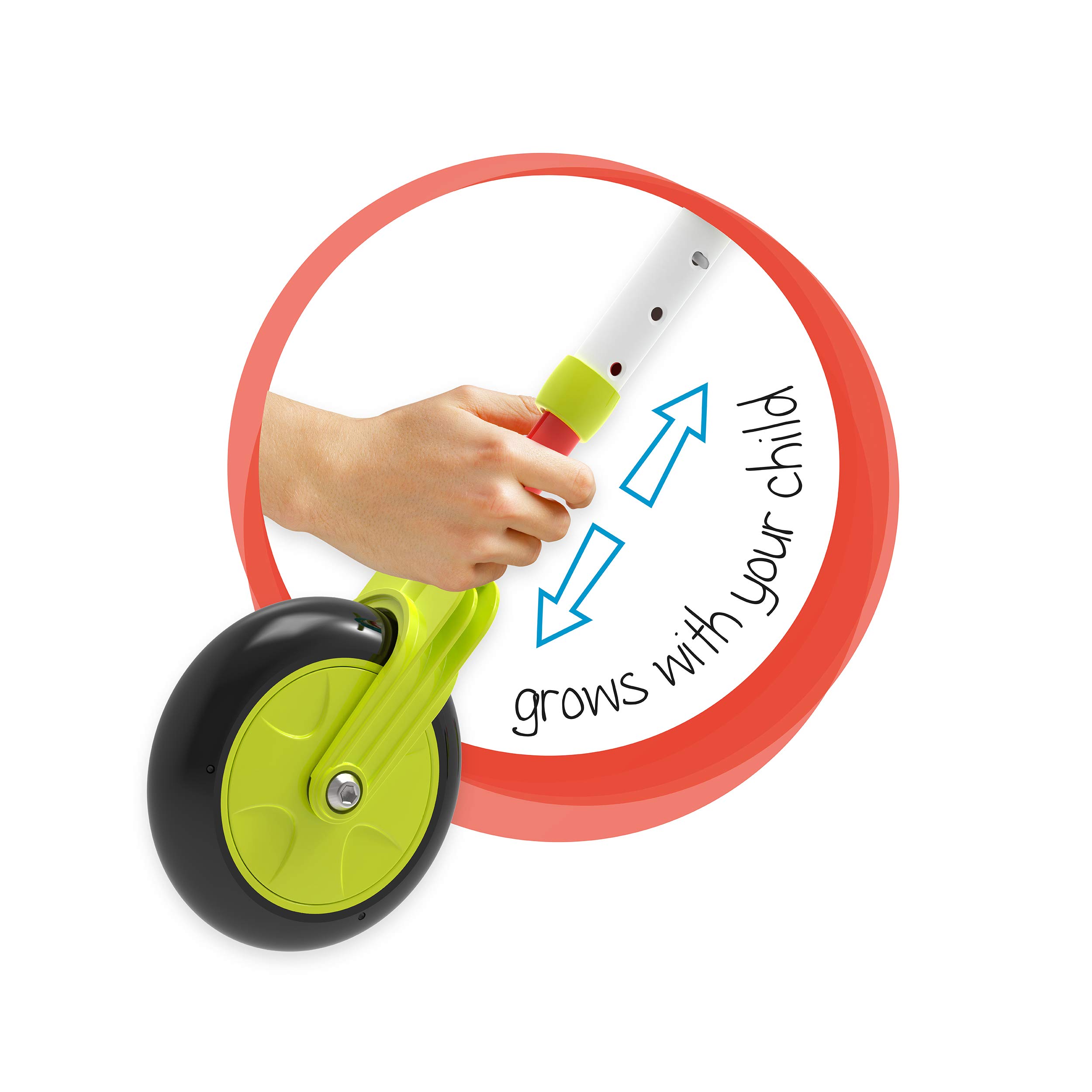 Mookie Scuttlebug XL 3-Wheel Ride-On Balance Bike | Foldable Ride-OnTricycle with Adjustable Legs | Develop Toddler Balance and Coordination | Boys and Girls Ages 1 to 4.