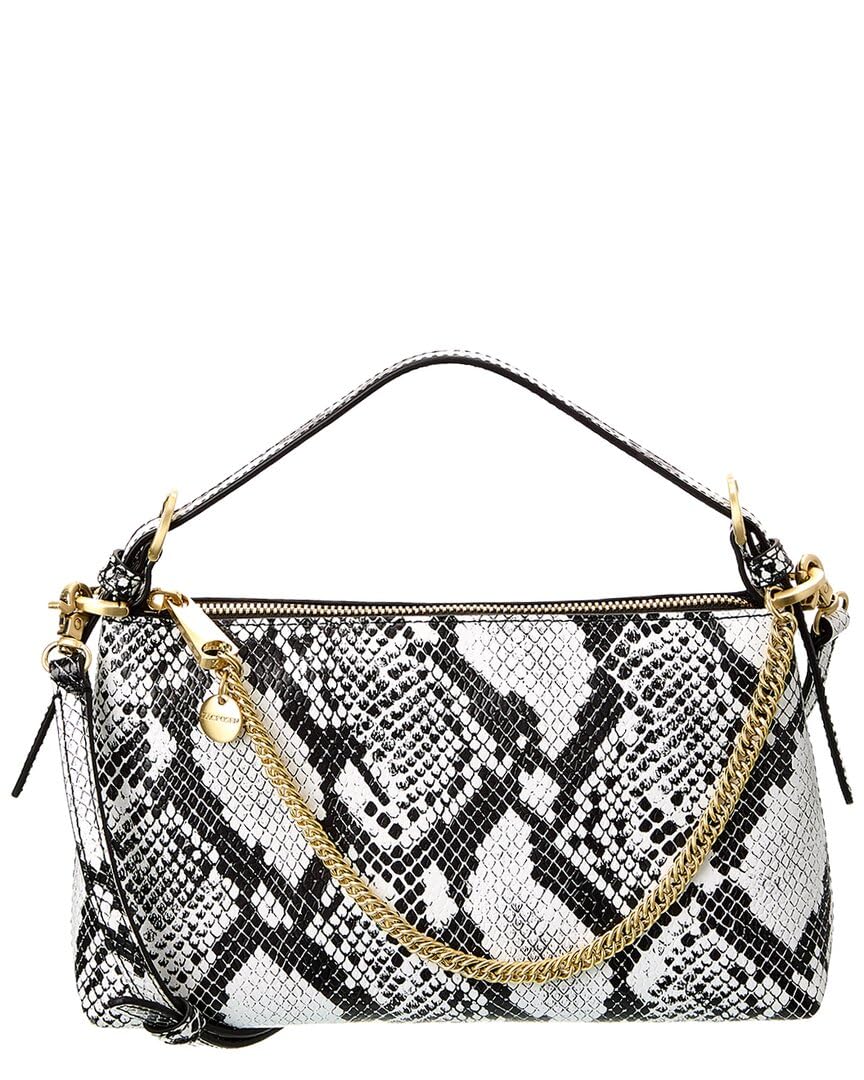 ZAC Zac Posen Posen Zip Top Crossbody - Snake Multi White/Black One Size